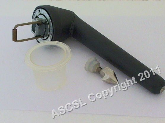 Complete Door Handle Assembly - Lainox VG102D ME101M Oven