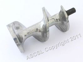 Worm Head - Ital Mincer - TC8 shown with feeding worm